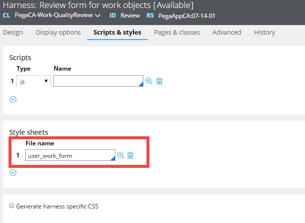 Update custom harnesses and sections | Pega