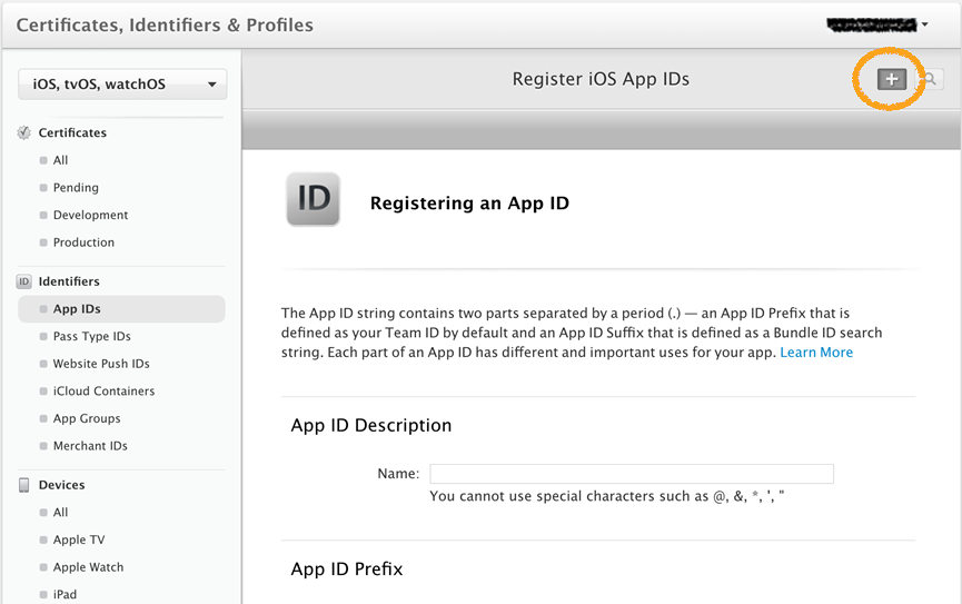Creating An App Id For Your Ios Application Pega