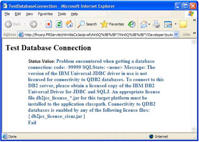 Troubleshooting: "Bad or missing database configuration" error with DB2 ...