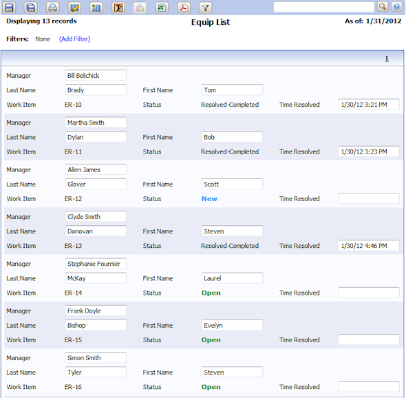 How to display rows of a report using a section rule | Pega