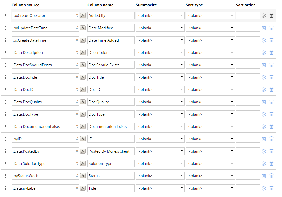 Fields Not Showing in the Section | Support Center